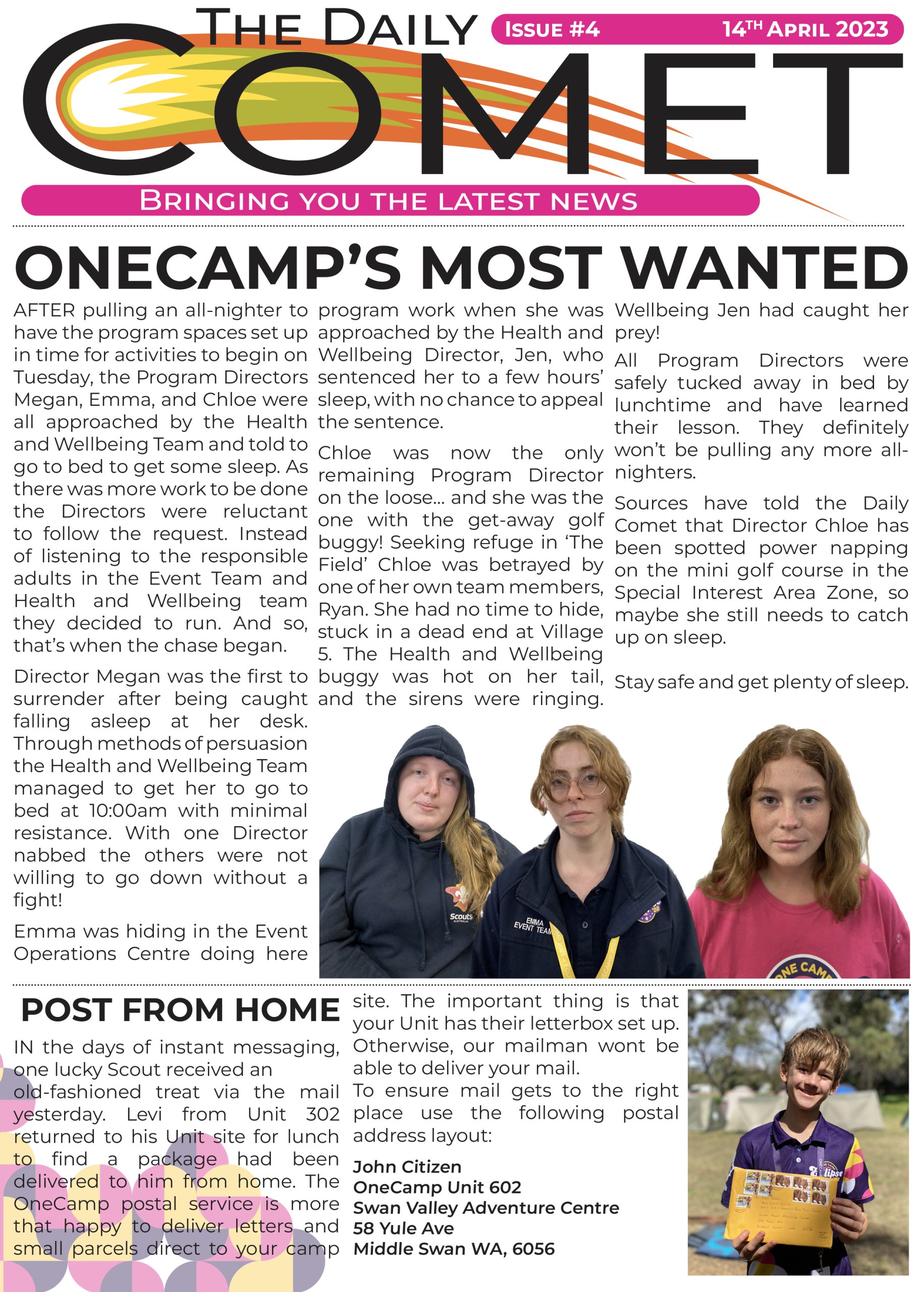 Newspaper - Scouts WA OneCamp 2026 – Discover